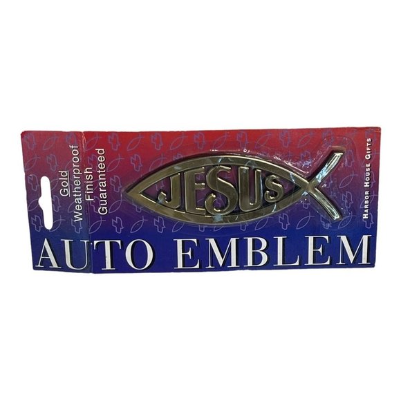 Harbor House Gifts | Other | Jesus Fish 3d Car Sticker Auto Emblem ...